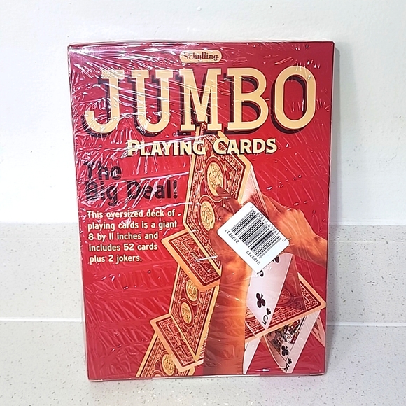 Schylling | Games | Jumbo Playing Cards New Sealed | Poshmark